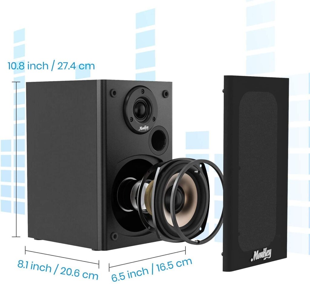 Moukey M20-1 50W ブックシェルフスピーカーの口コミ・評判、レビュー