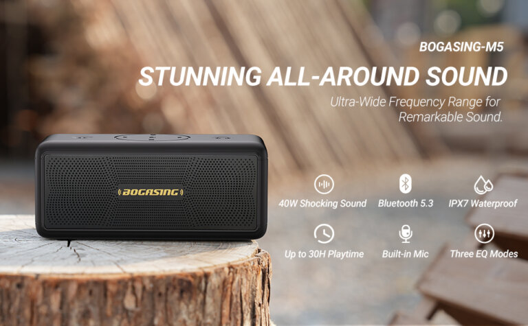 BOGASING M5 Bluetoothスピーカーの口コミ・評判、レビュー