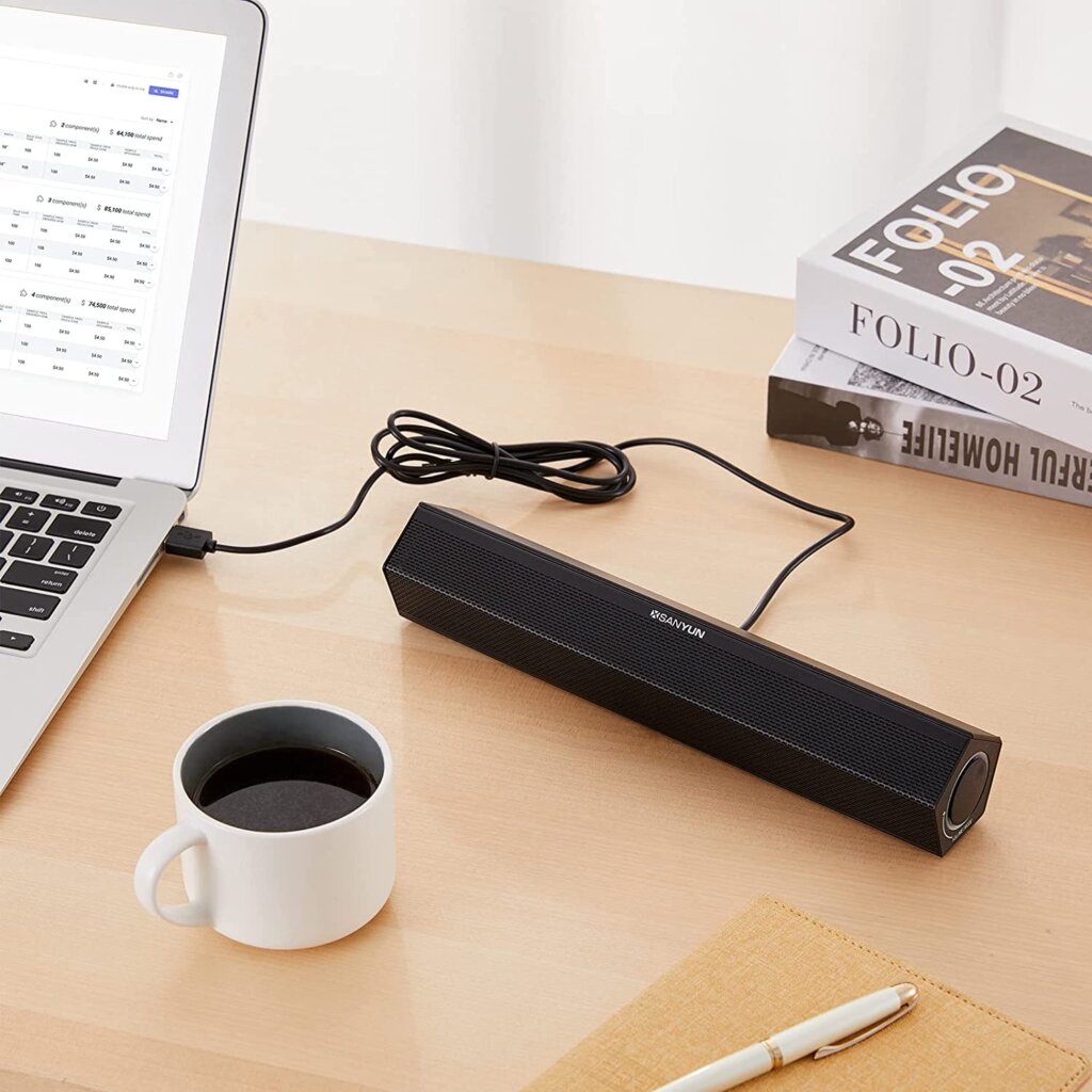 Sanyun SW010 パソコンスピーカーの口コミ・評判、レビュー