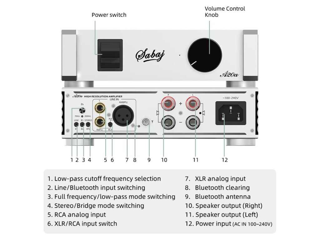 Sabaj A20a デジタルアンプの口コミ・評判、レビュー