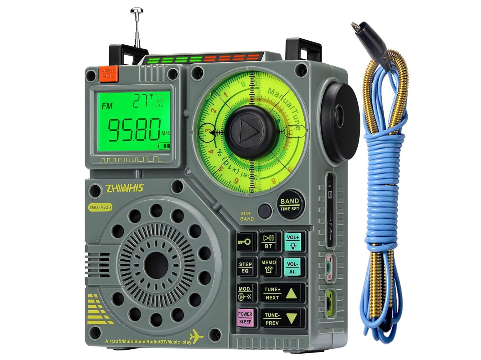 ZHIWHIS ZWS-A320 ポータブルラジオの口コミ・評判、レビュー